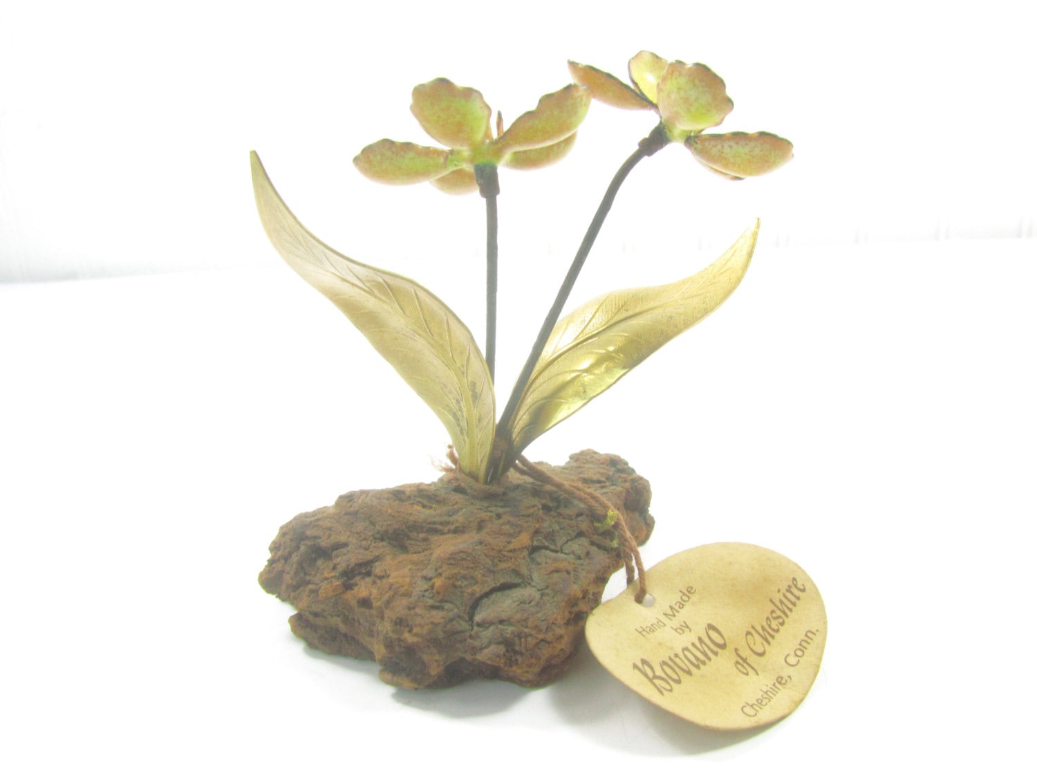 Flower Sculpture, Bovano, Connecticut, Enamel Flower, Metal Flower ...