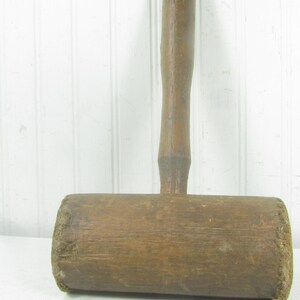 Vintage Tools, Farmhouse Decor, Rustic Decor, Primitive Tool, Mallet ...