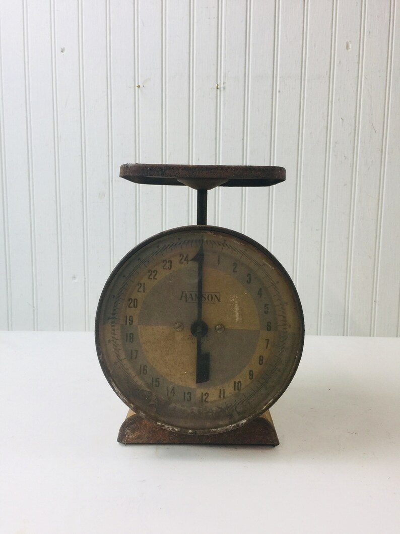 Vintage Hanson Scale, Utility Scale, Farmhouse Decor, Kitchen Scale ...