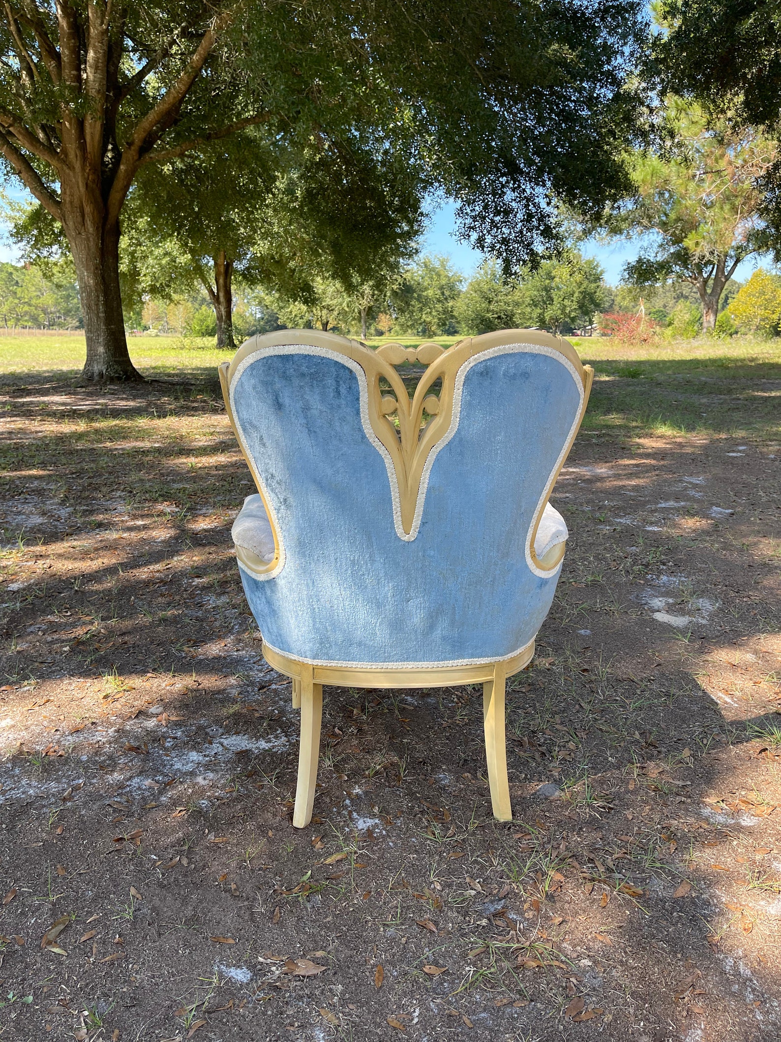 Vintage Chair Wood Chair Furniture Upholstered Heart Chair - Etsy