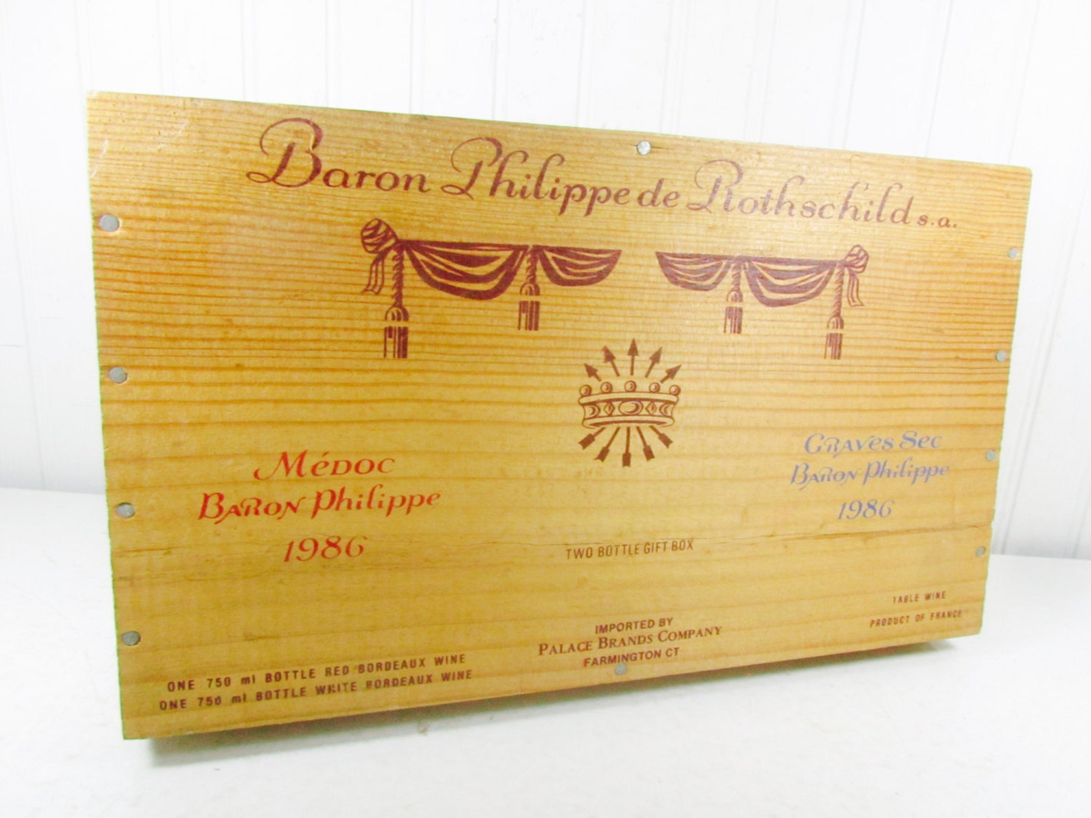 Vintage Wood Box Wine Box Wood Crate Vintage Box Storage - Etsy