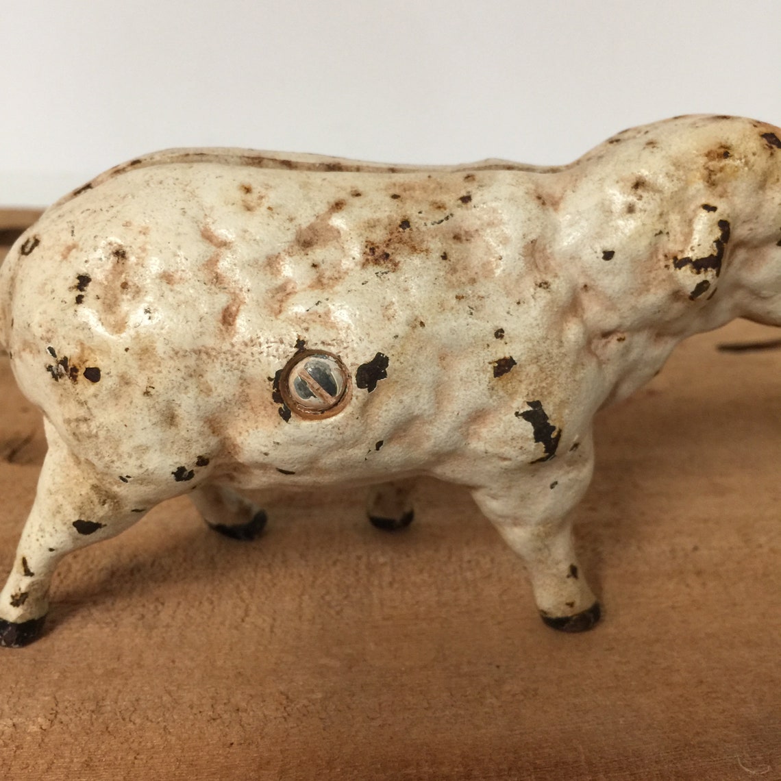 Vintage Cast Iron Toy Antique Iron Sheep Bank Iron Animal | Etsy