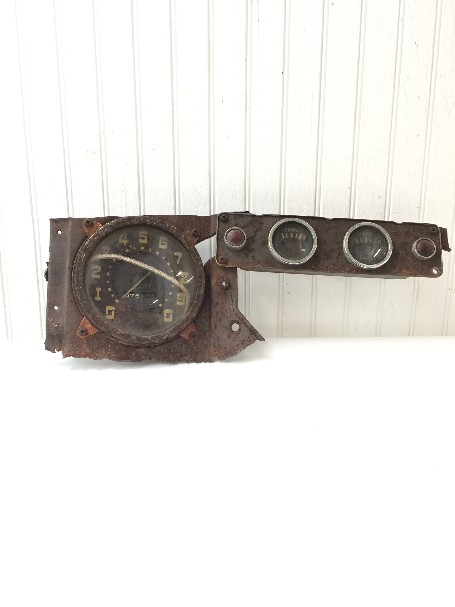 Vintage Speedometer Dashboard Instruments Rusty Car Parts - Etsy