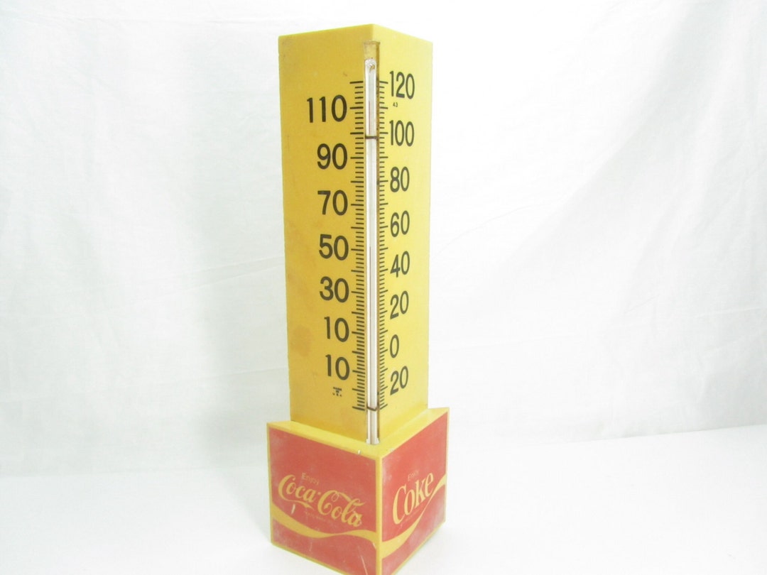 Coca Cola Thermometer, Vintage Coke Collectible, Coke Advertisement ...