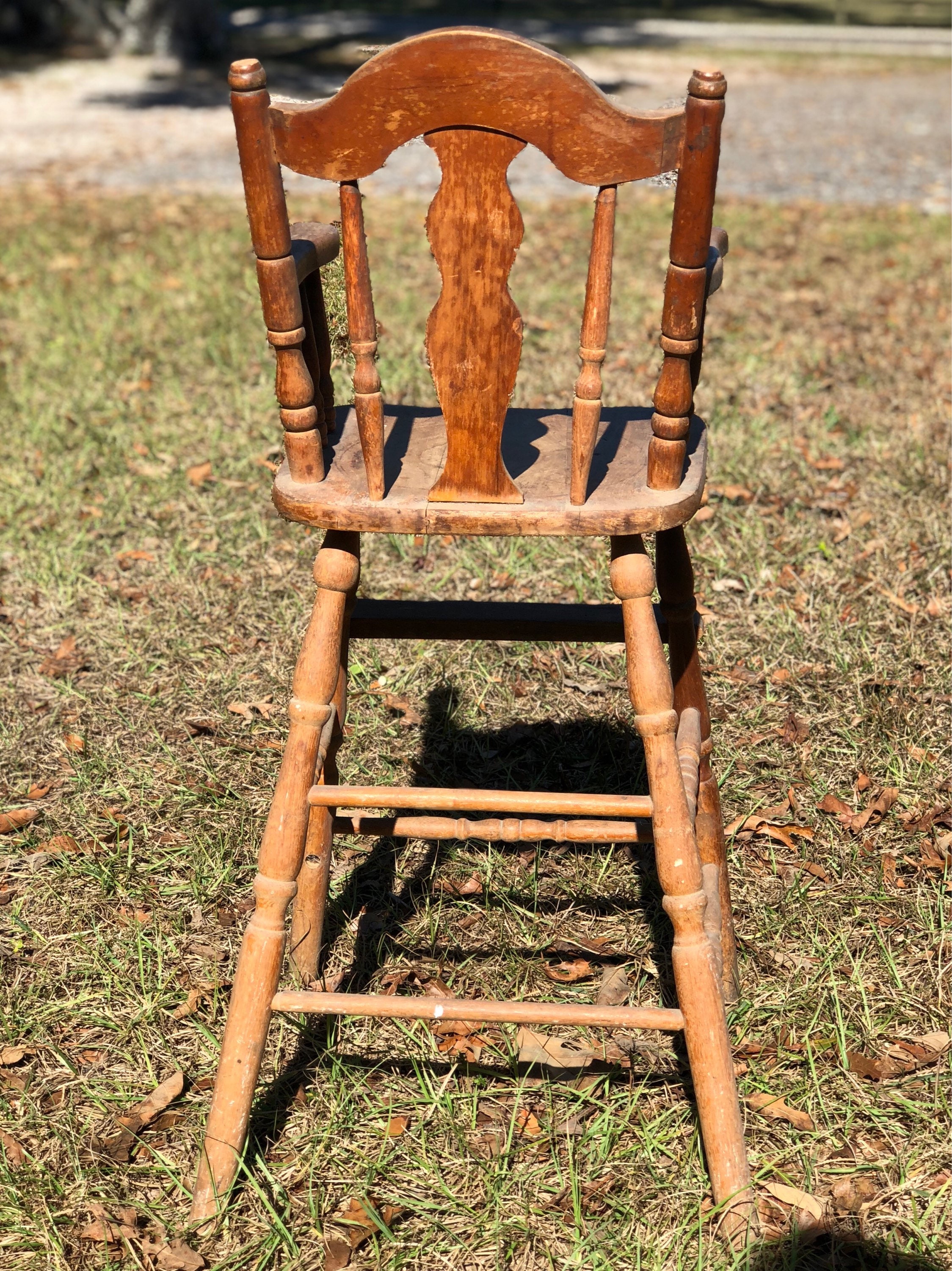 Childs chair toddler chair highchair kitchen chair vintage | Etsy