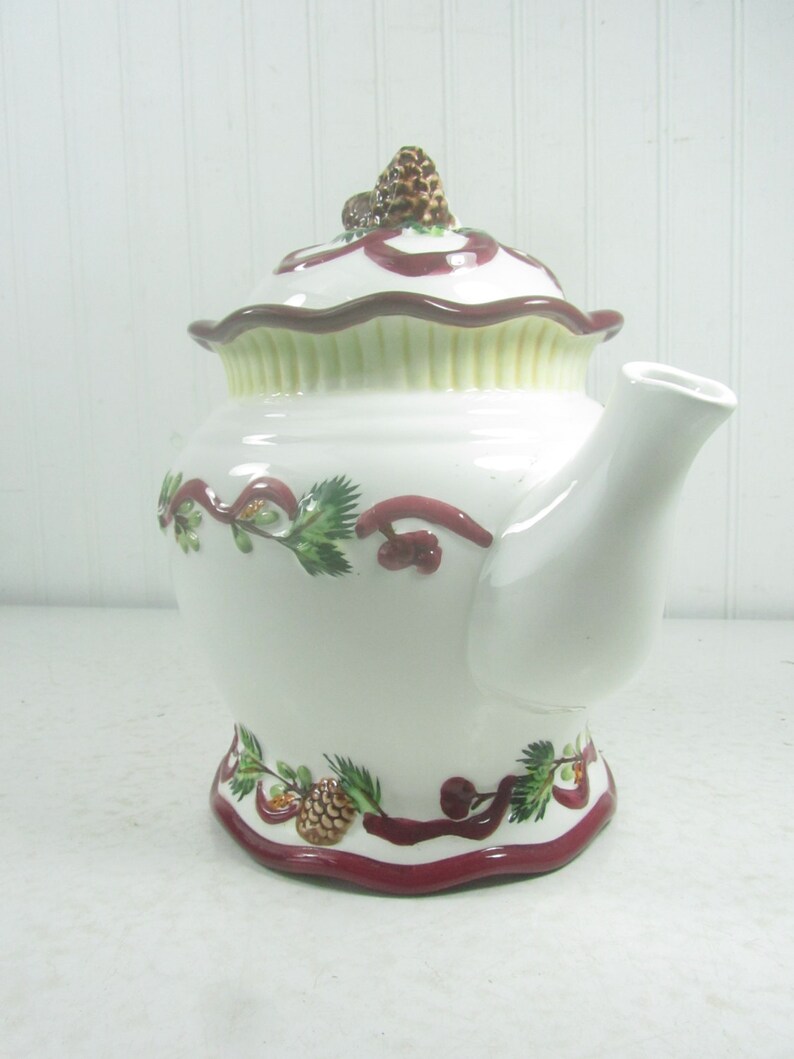 VINTAGE TEAPOT Pine Cone Teapot Ceramic Teapot Collectible - Etsy