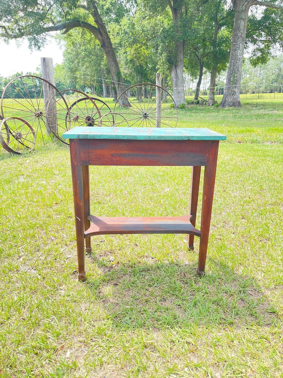Farmhouse Table, Wood Table, Primitive Furniture, Entry Table ...