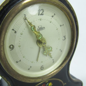 Emes German Clock, Mid Century Windup Clock, Vintage Clock, Alarm Clock ...