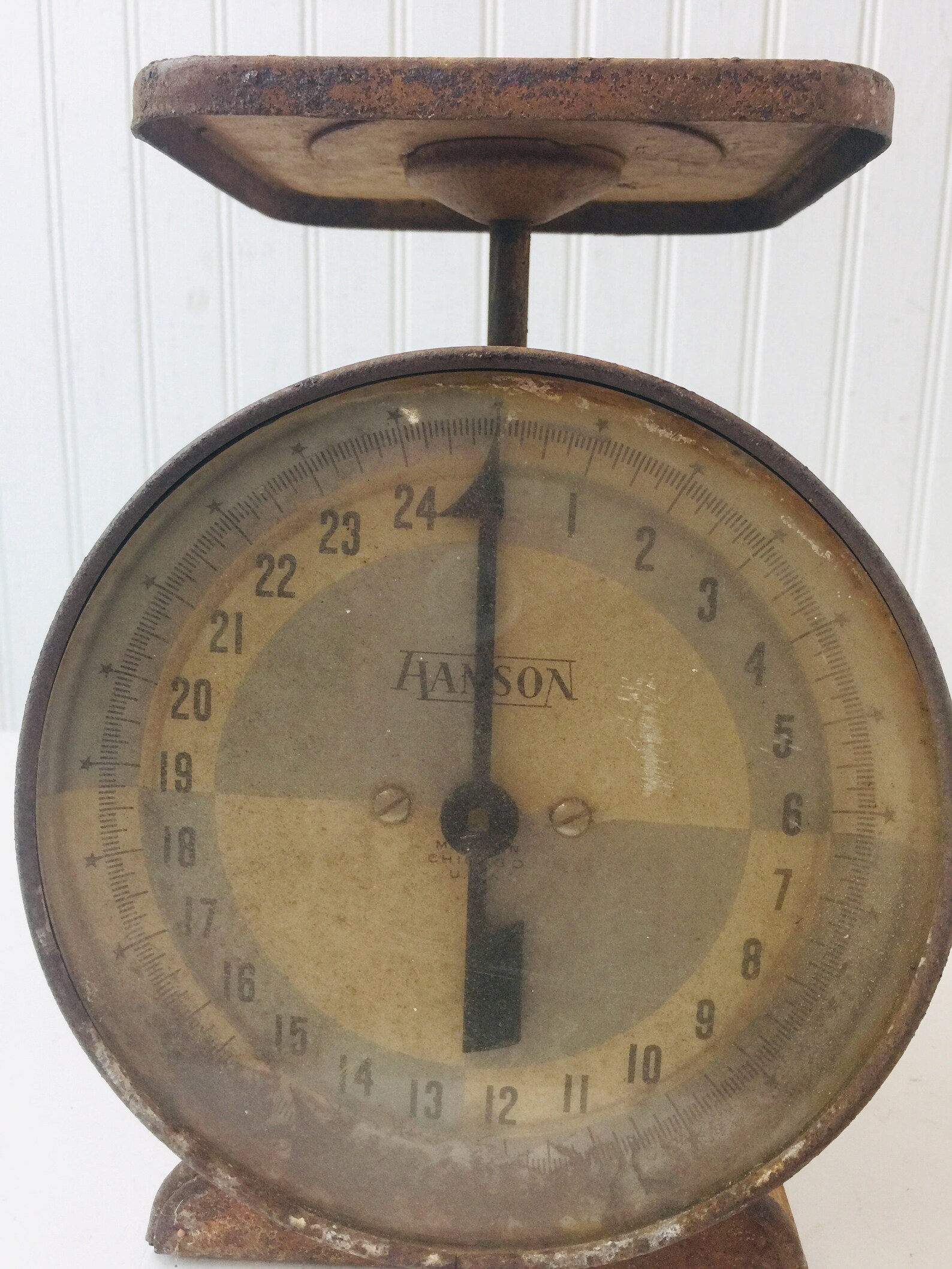 Vintage Hanson Scale, Utility Scale, Farmhouse Decor, Kitchen Scale ...