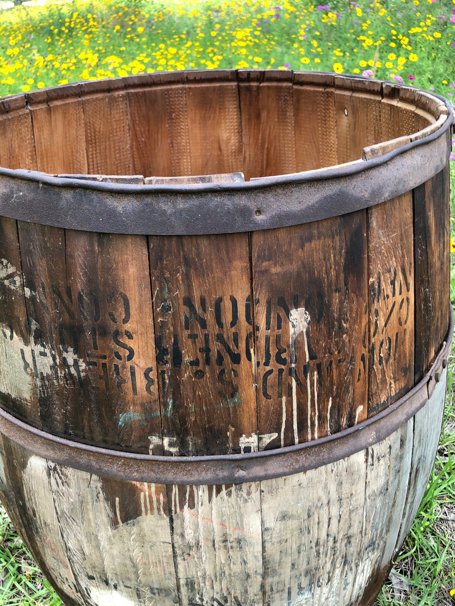Large Antique Barrel Wood Barrel General Store Barrel - Etsy