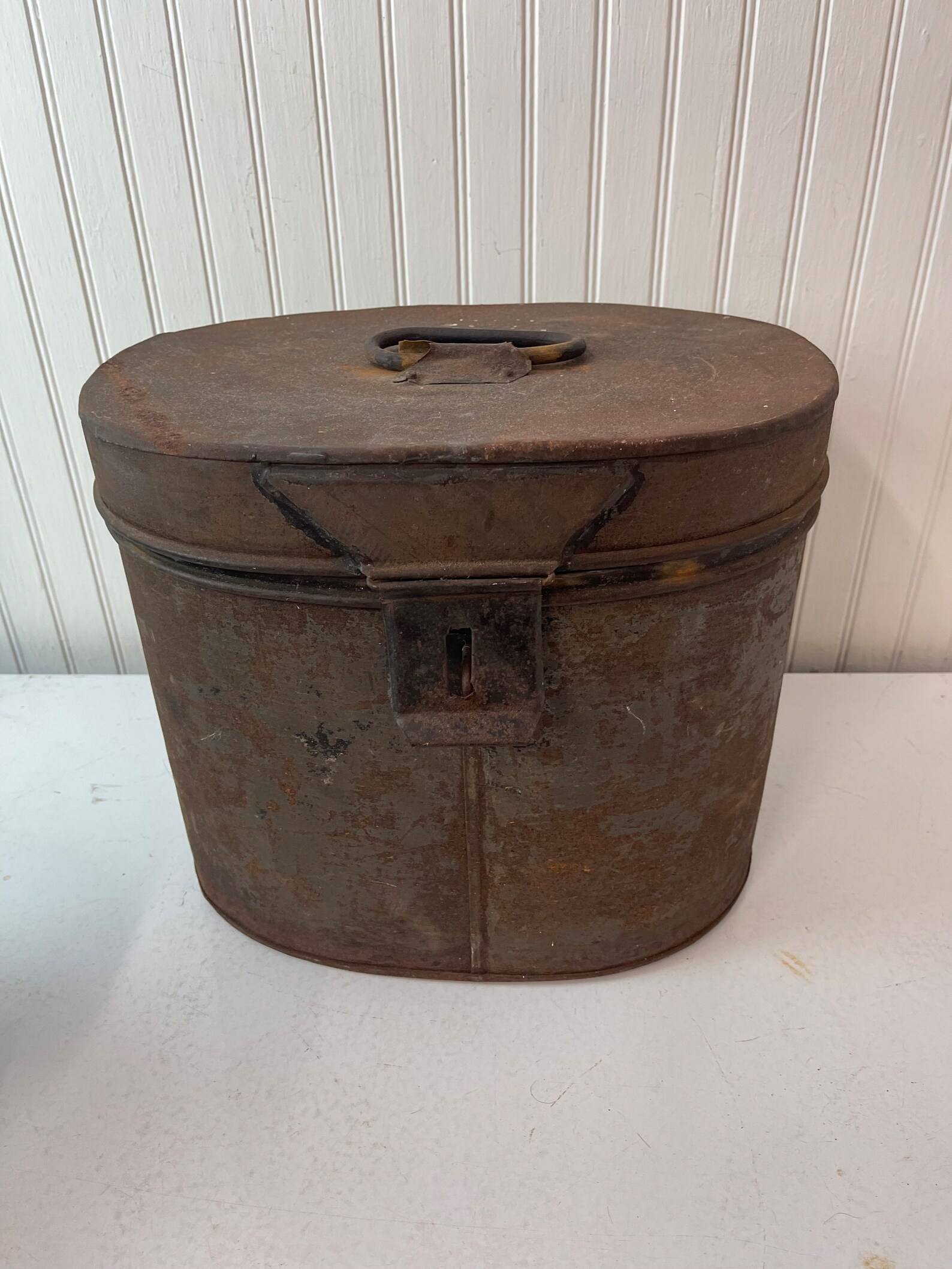 Victorian Hat Box Beaver Top Hat Metal Hat Box Antique - Etsy