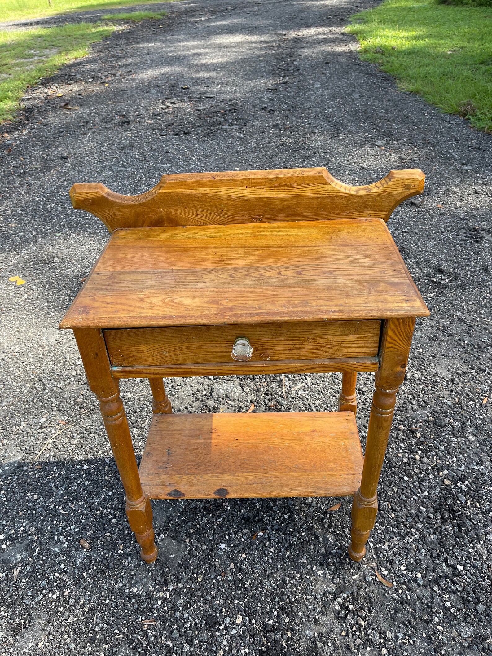 Dry Sink Antique Nightstand Primitive Rustic Design Wood - Etsy