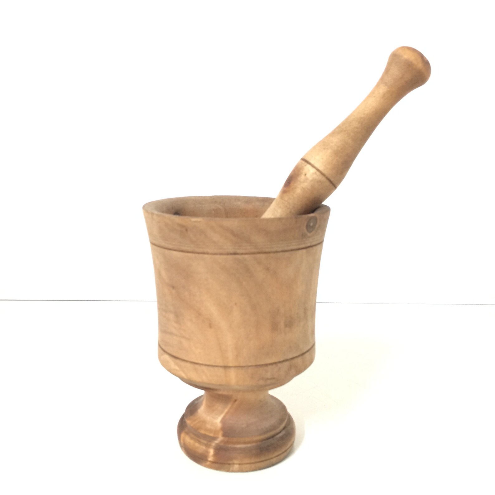 Vintage Mortar and Pestle Medicine Pharmacy Druggists Wood | Etsy