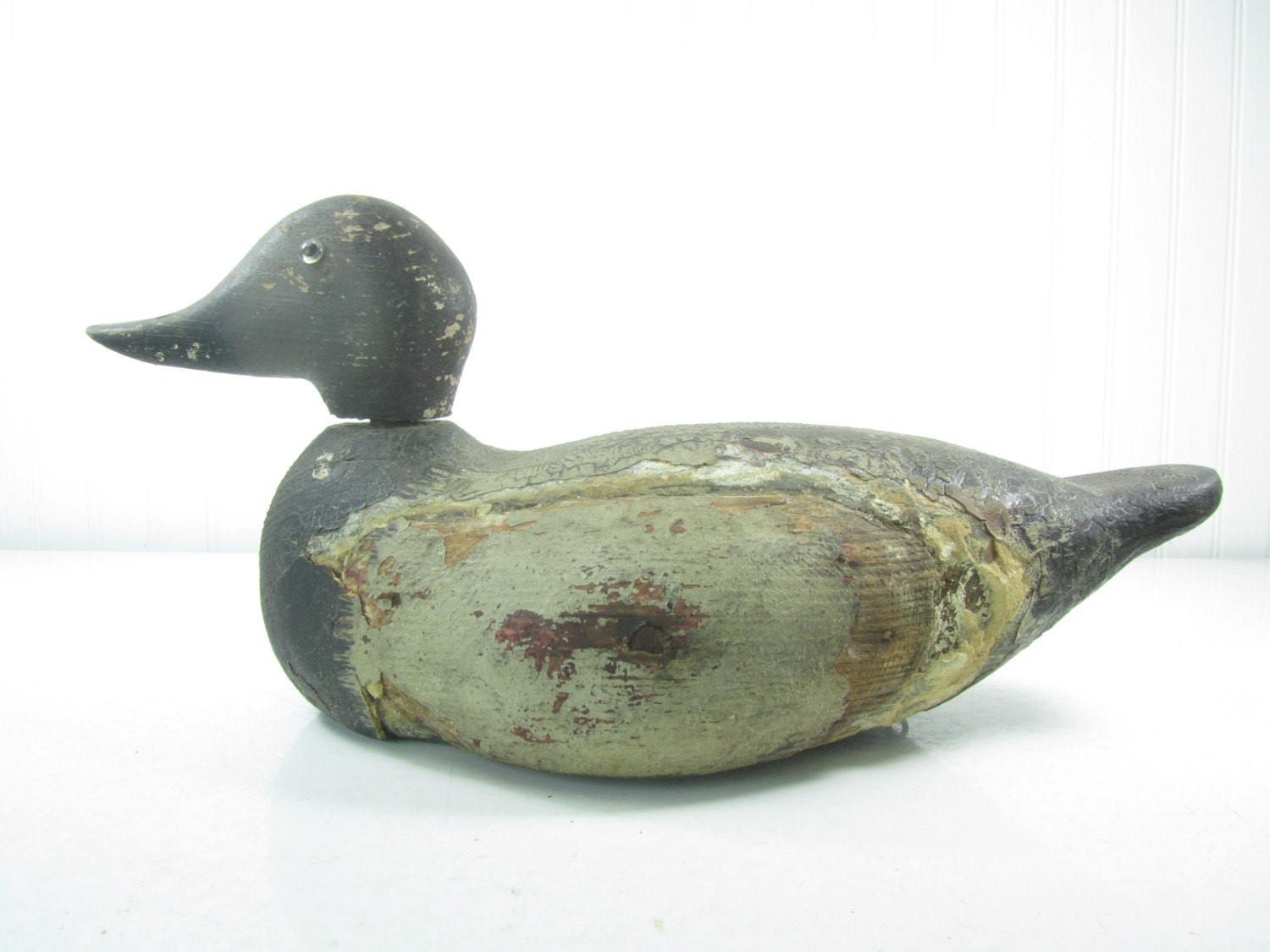 Antique Duck Decoy, Wood Duck, Hand Carved Duck, Decoy, Harrisburg PA ...