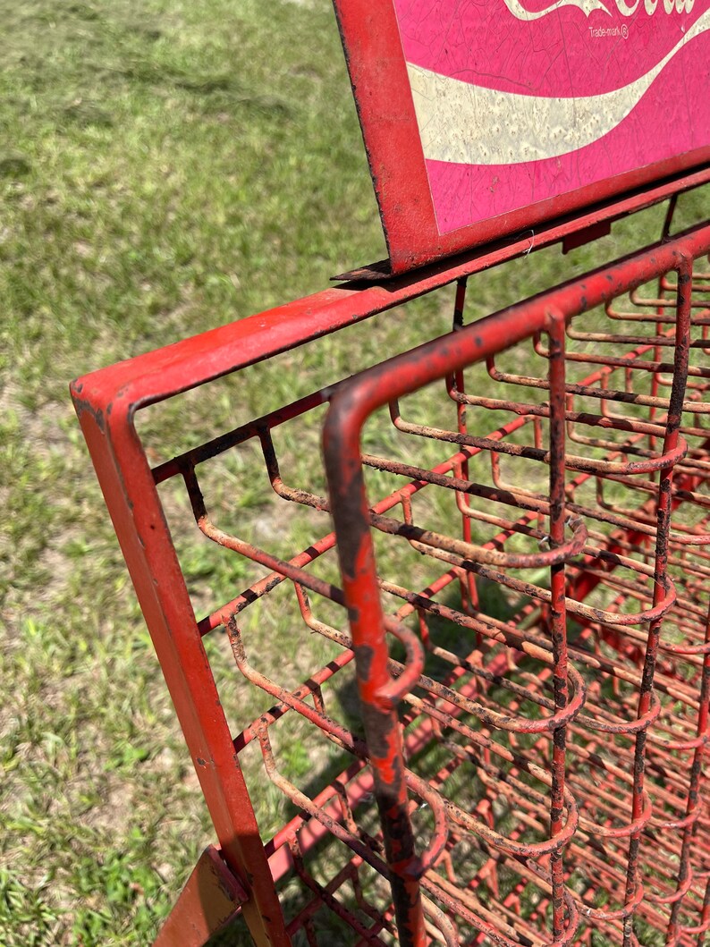 Coca Cola Bottle Holder Coke Collectible Bottle Return Rack - Etsy