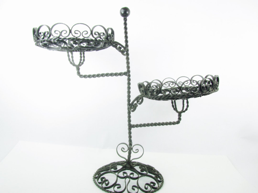 Wrought Iron, Centerpiece, Cake Stand, Wedding, Candle Holder, Black ...