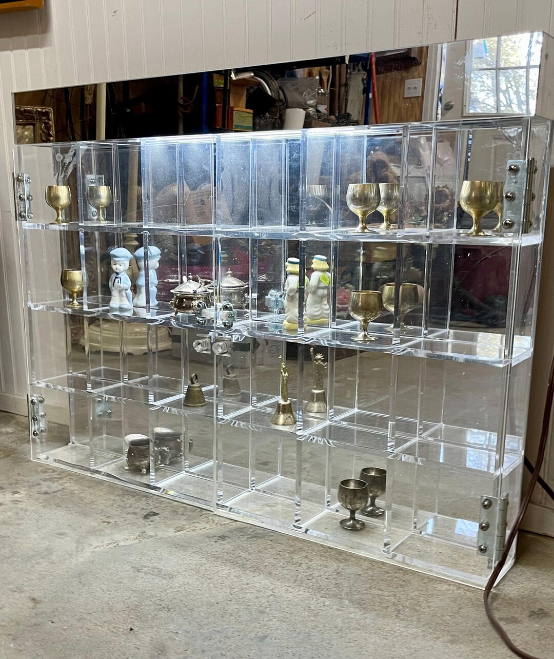 Lucite Display Case, Lighted Showcase, Table Top Showcase, Curio ...