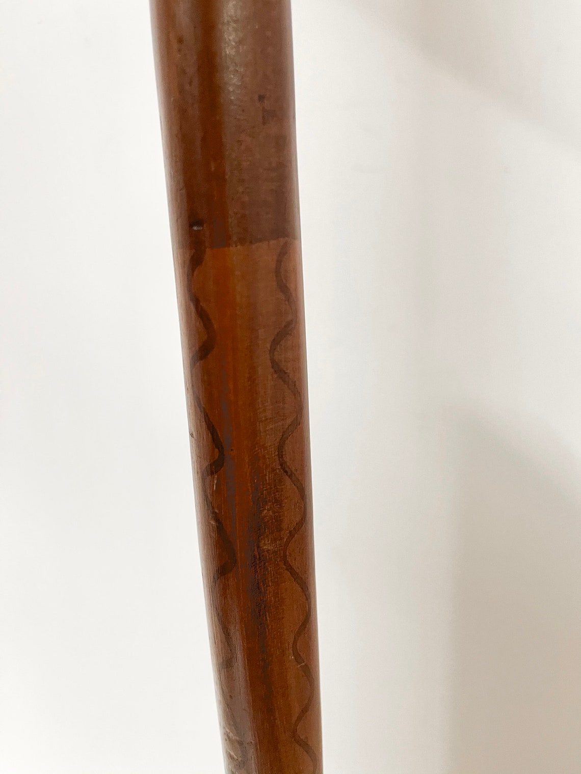 Vintage Walking Cane, Natural Wood Cane, Vintage Walking Stick, Folk ...