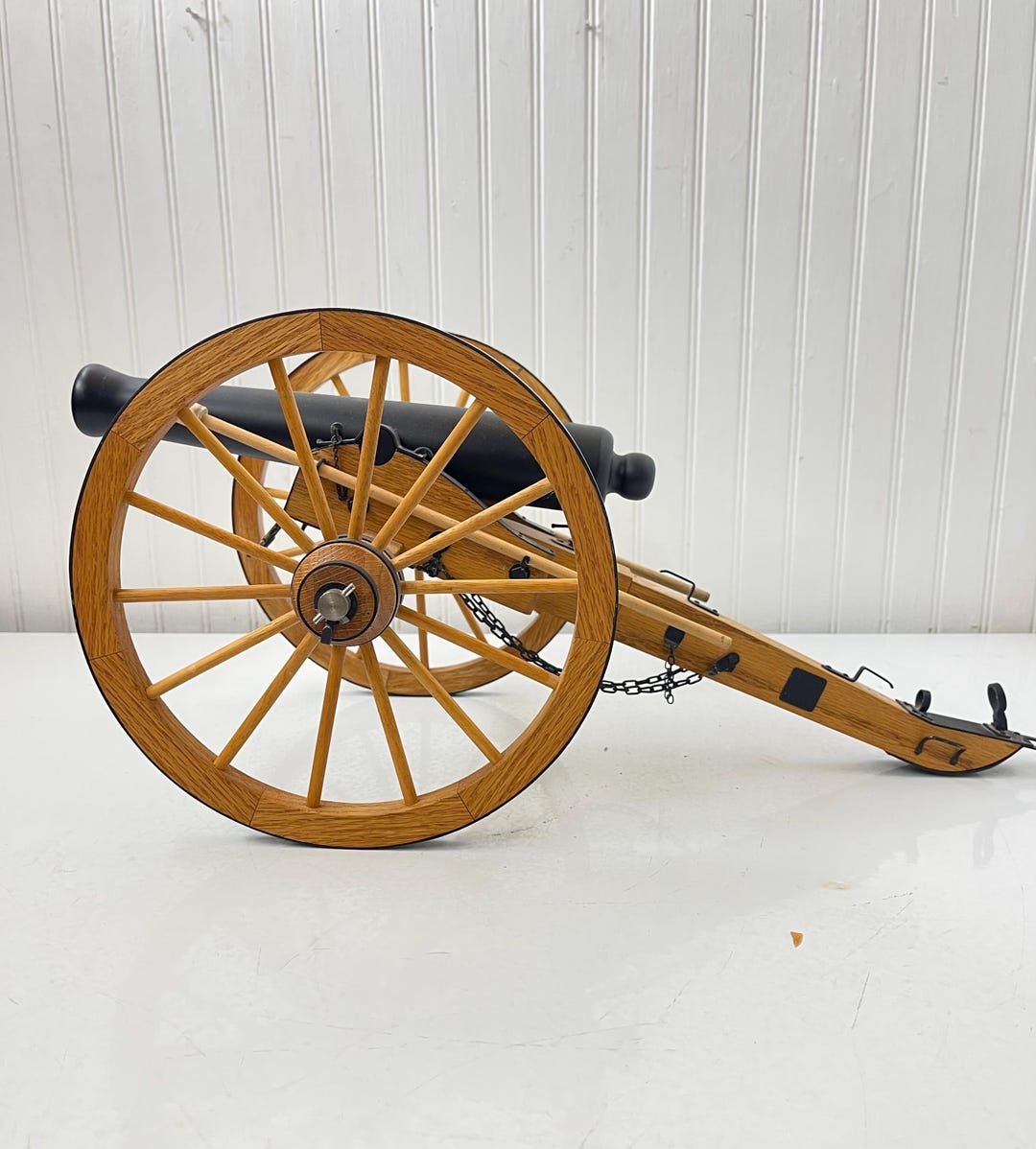 Vintage Iron Cannon Model,civil War Decor,civil War Reenactment ...