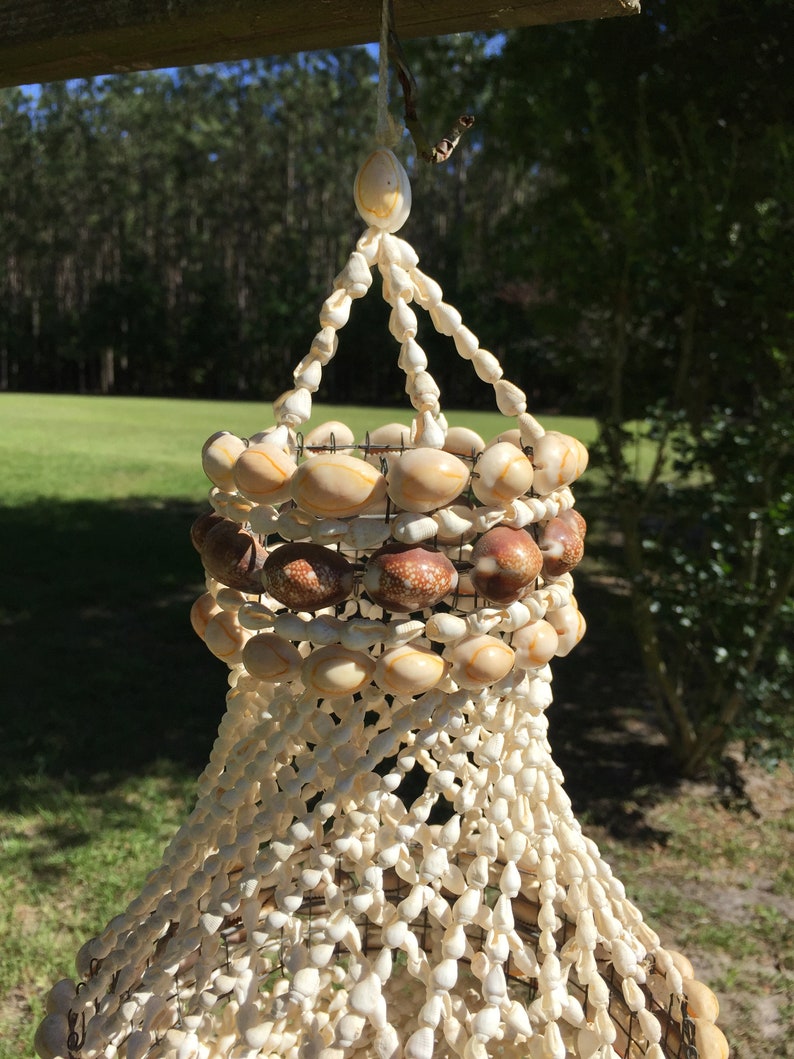 Shell Wall Hanging Macramé Seashell Art 1960-70 Boho - Etsy