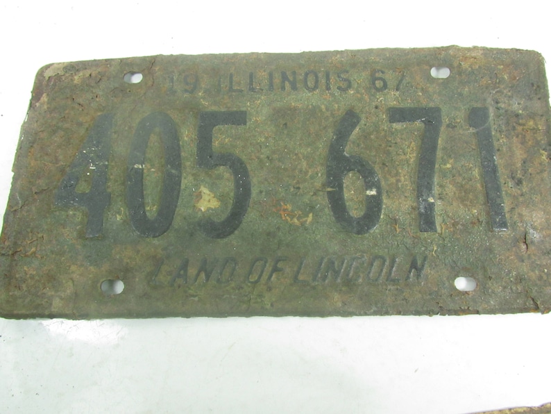 Vintage License Plates Rusty License Plates Vintage Car - Etsy