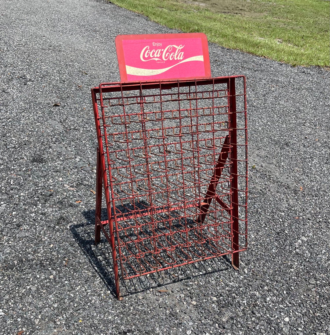 Coca Cola Bottle Holder Coke Collectible Bottle Return Rack - Etsy