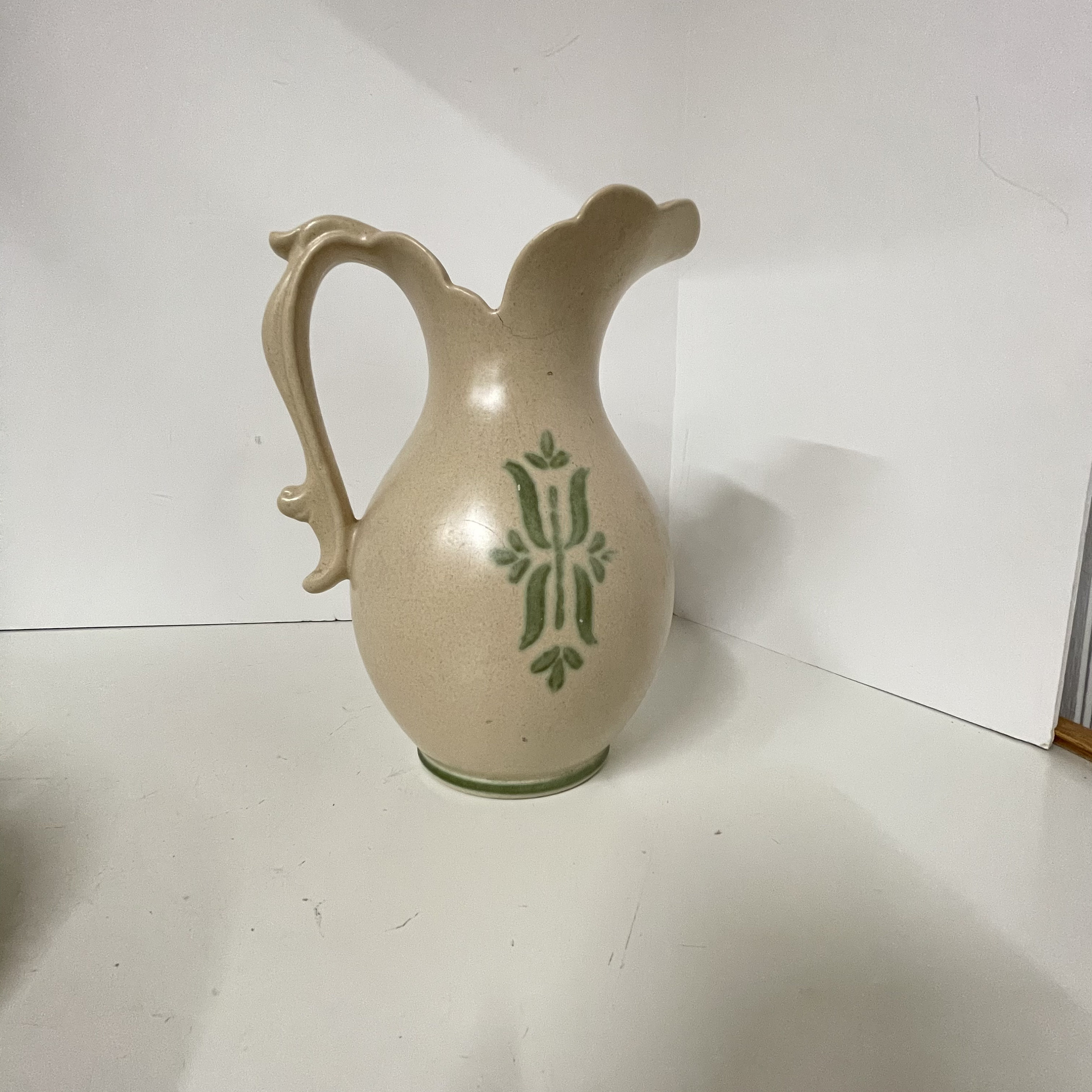 Vintage Large Royal Haeger Pitcher and Wash Bowl, French Water Pitcher ...