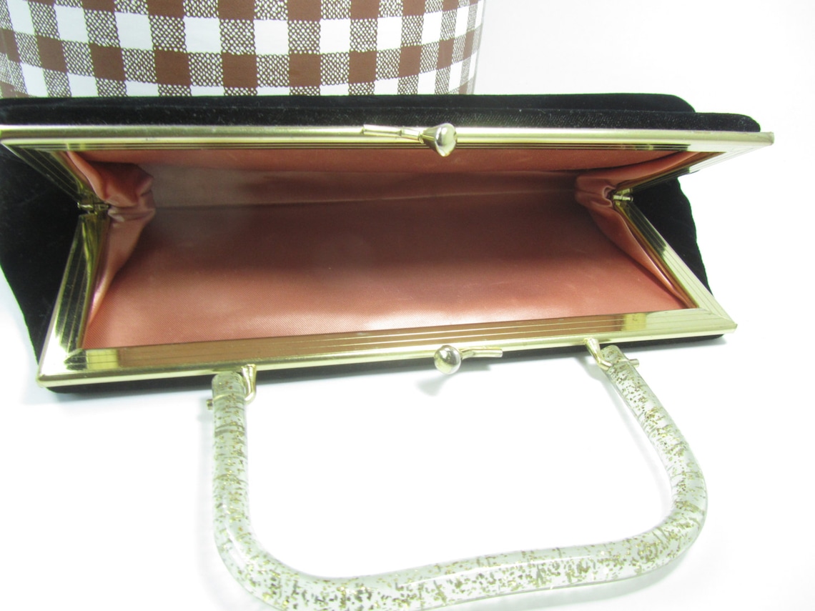 Vintage Hat and Purse, Black Velvet Hat and Purse, Designer Hat and ...