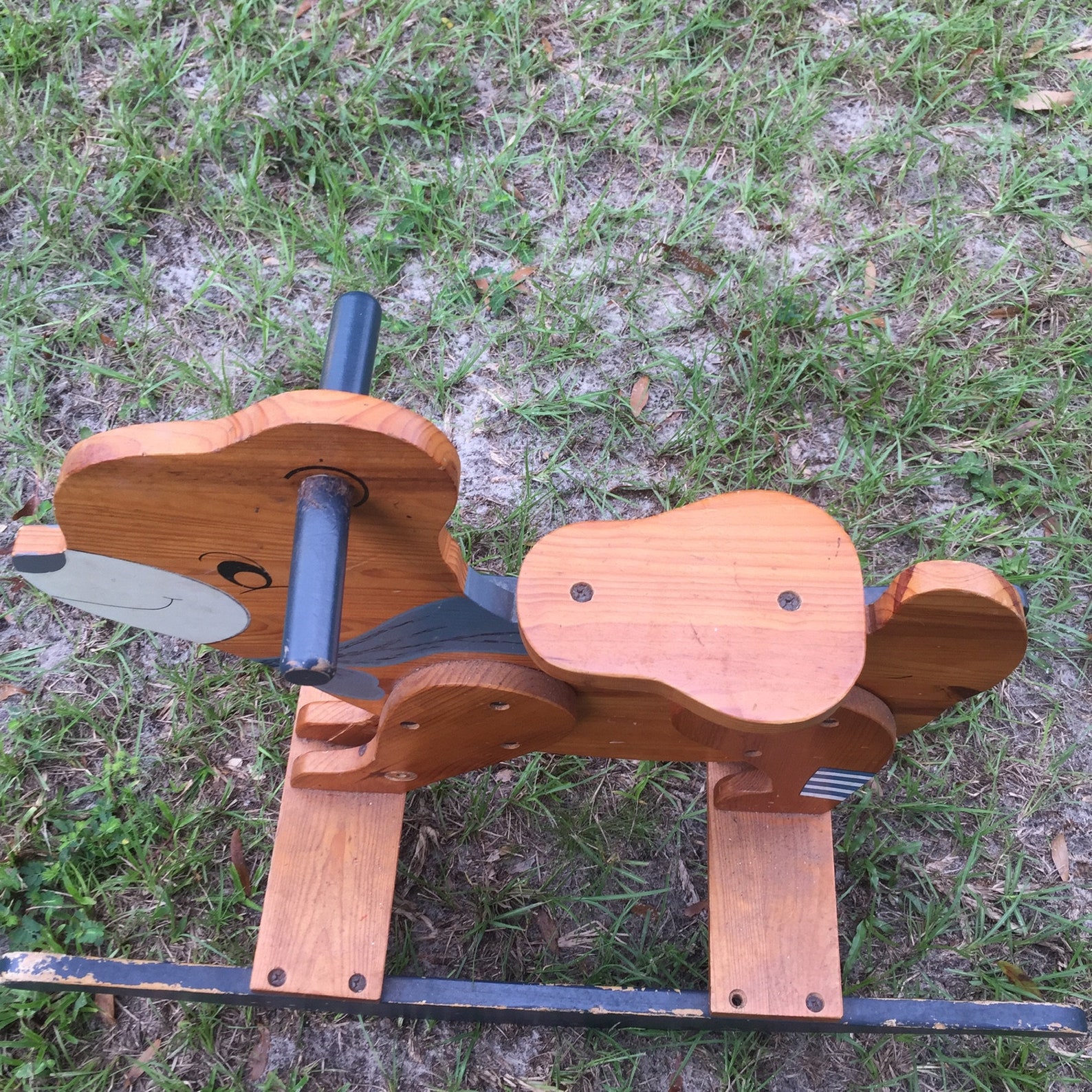 Wood Rocking Bear Farmhouse Decor Riding Toy Vintage Bear | Etsy