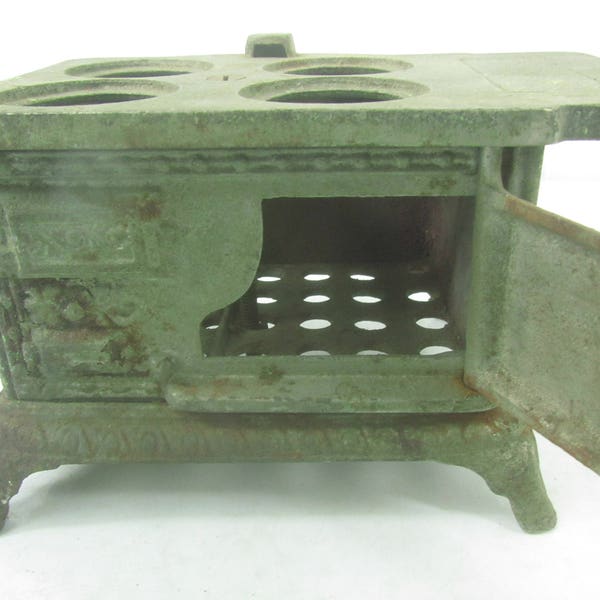 Antique Toy Cast Iron Stove - Etsy