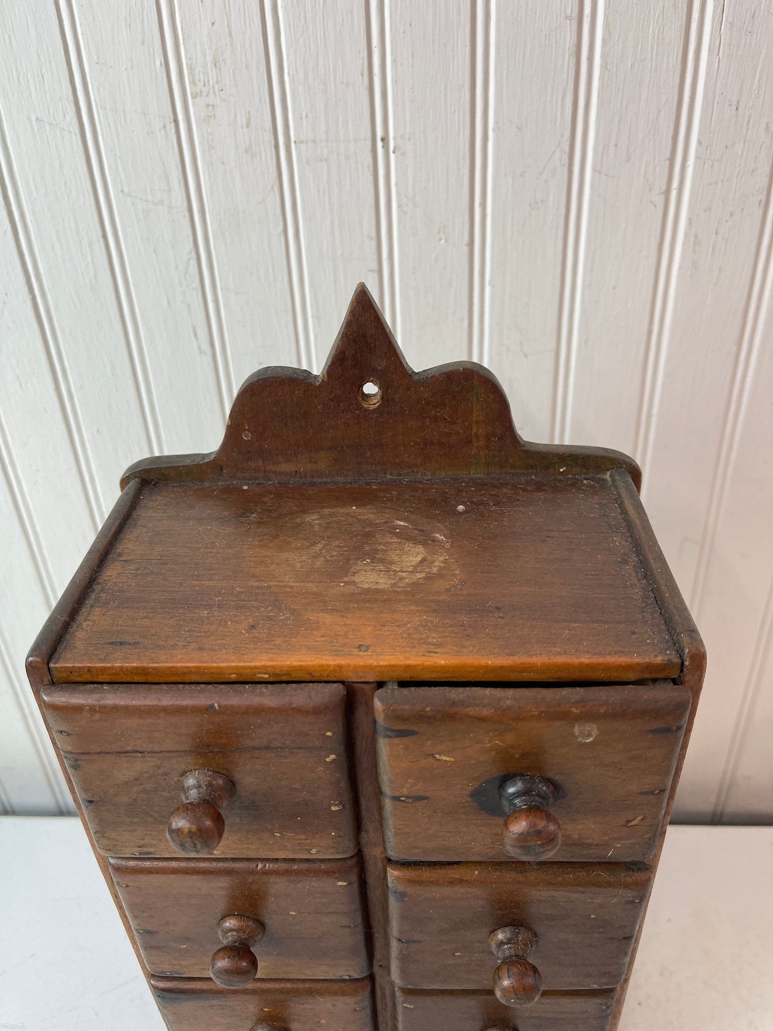 Antique Spice Cabinet, Wood Wall Cabinet, Spice Drawer, Vintage Spice ...