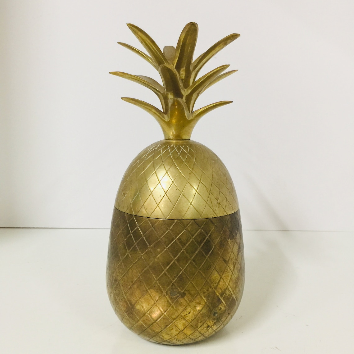 Brass Pineapple Metal Pineapple Rustic Modern Centerpiece - Etsy
