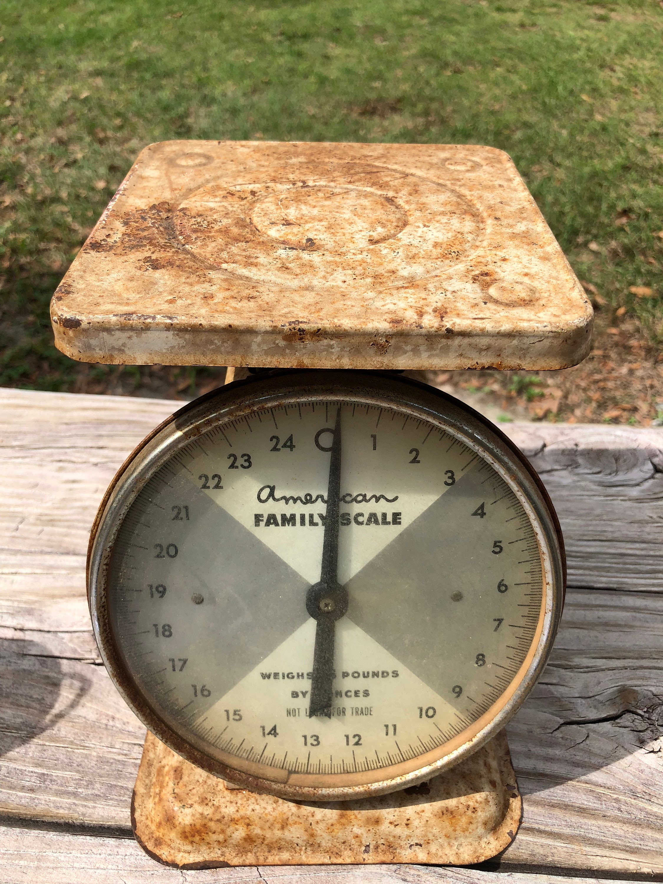 American Scale,kitchen Scale,vintage Scale,metal Scale, Rusty Patina ...