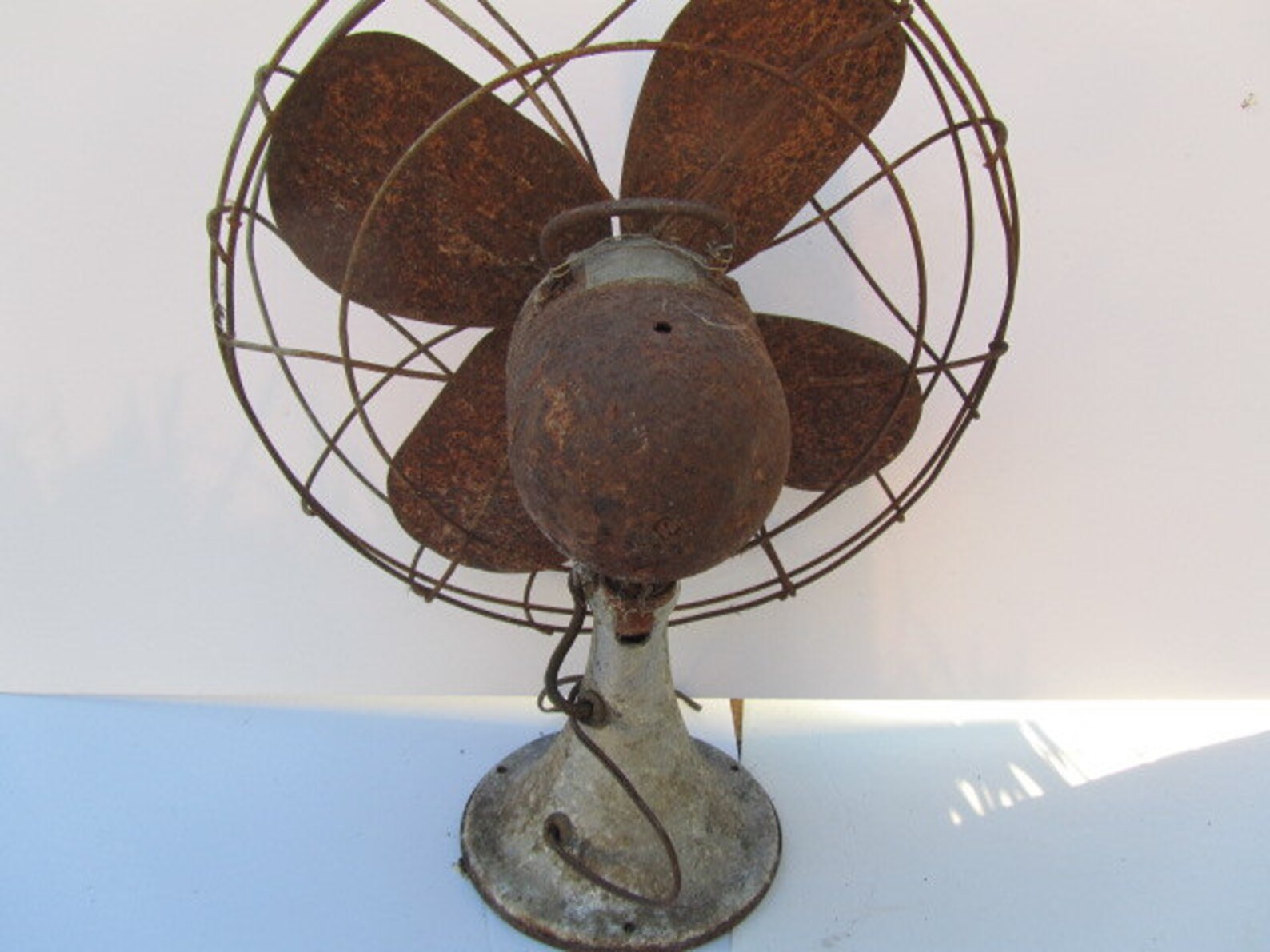 Vintage Metal Fan Rusty Fan Photo Prop Antique Fan | Etsy