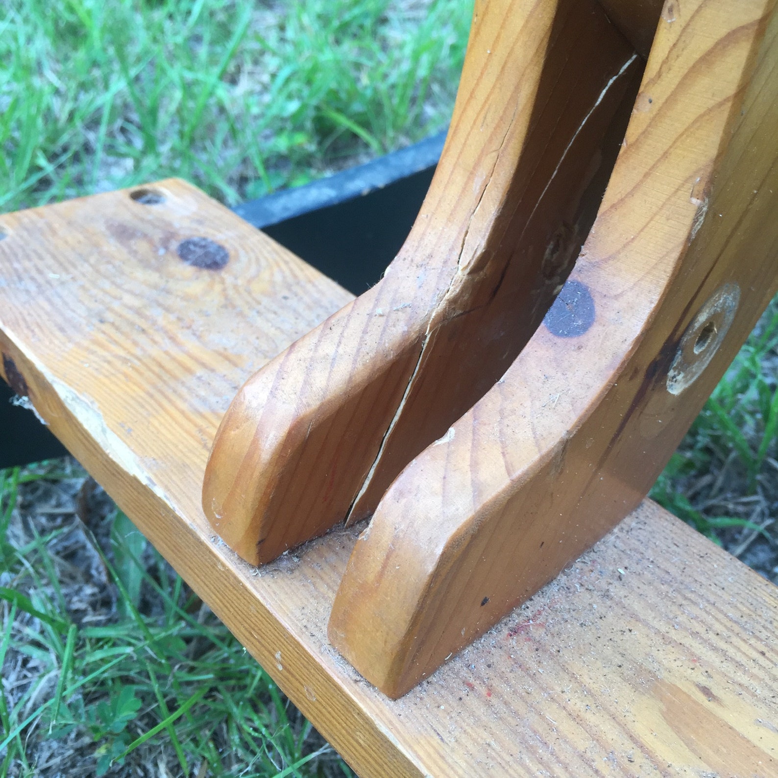 Wood Rocking Bear Farmhouse Decor Riding Toy Vintage Bear | Etsy