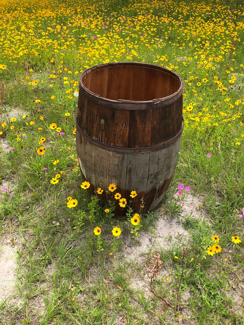 Large Antique Barrel Wood Barrel General Store Barrel - Etsy