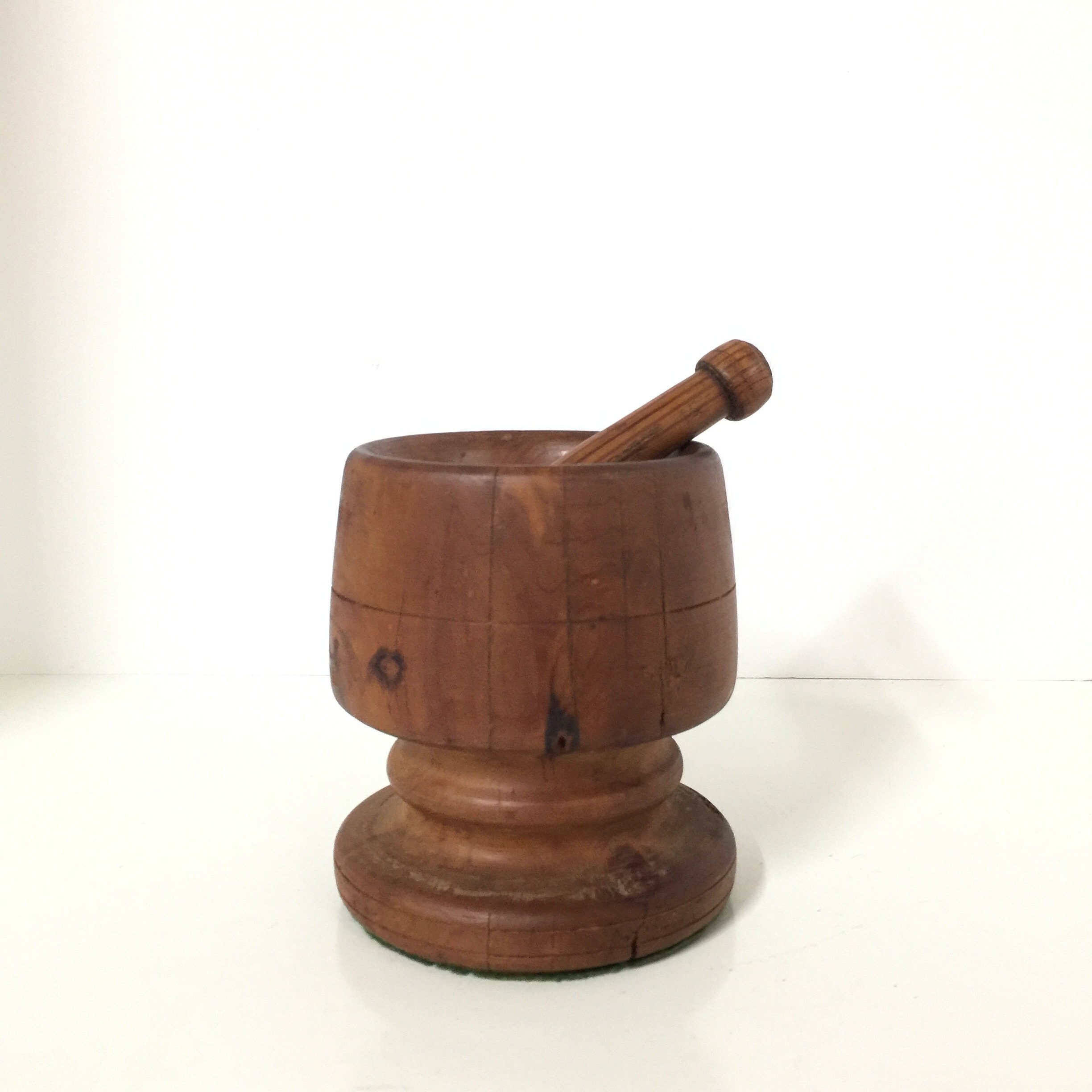 Vintage Mortar and Pestle Medicine Pharmacy Druggists Wood | Etsy