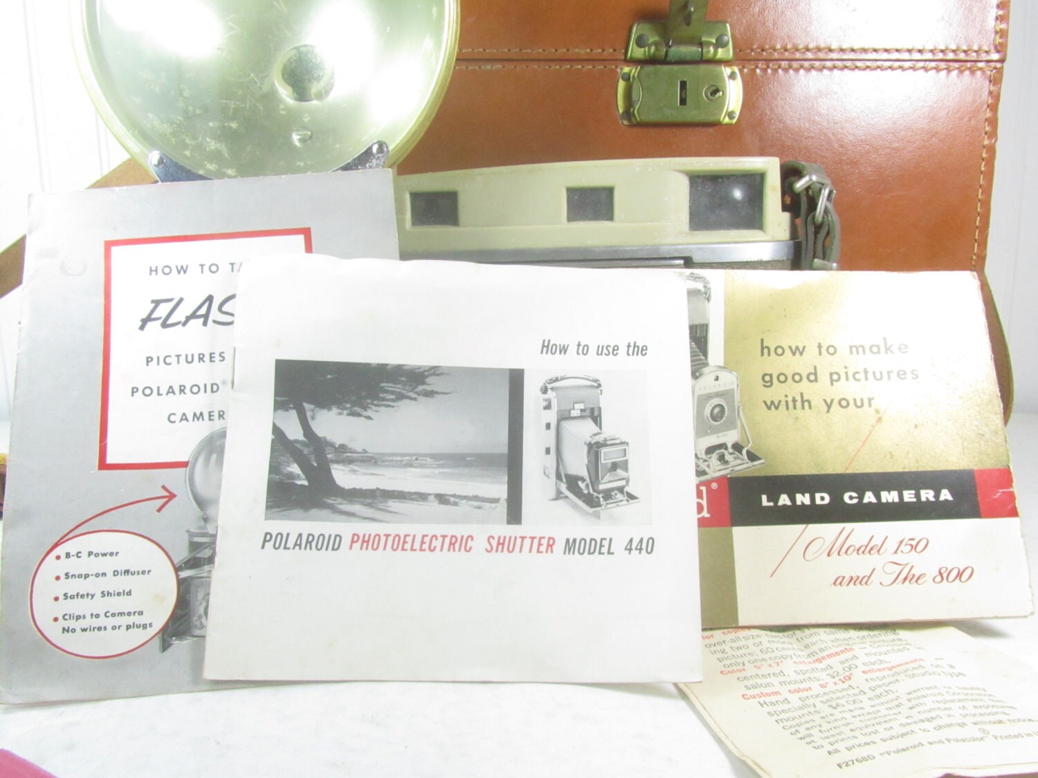 Vintage Polaroid Camera, Polaroid Land Camera Model 800, Camera With ...