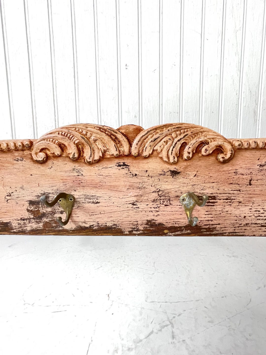 Vintage Hat Rack, Wood Hat Rack, Wood Coat Rack, French Decor, Country ...