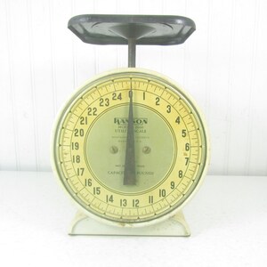 Hanson Scale, Utility Scale, Farmhouse Decor, Kitchen Scale, Black and ...