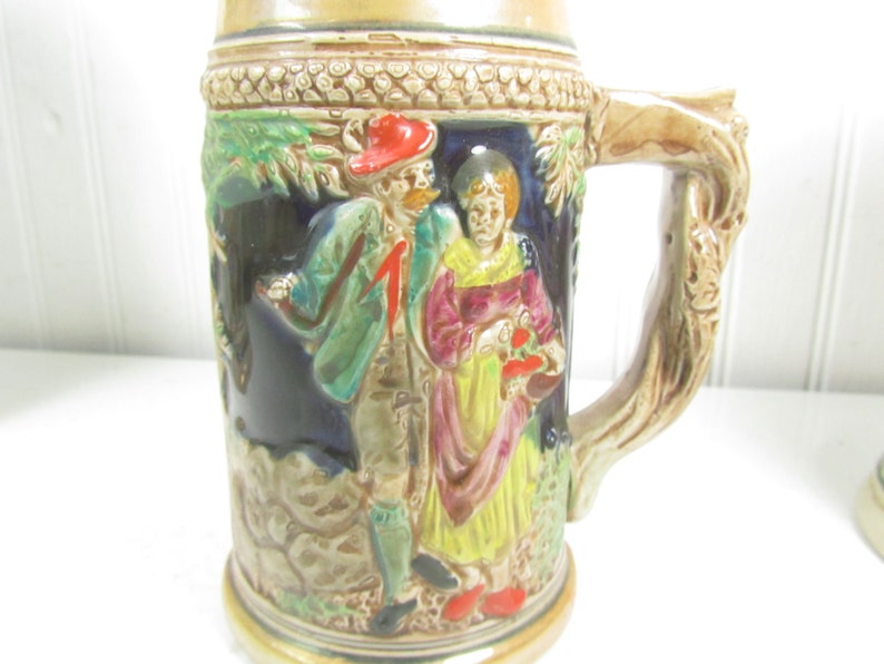 German Beer Stein Large Beer Stein Collection German - Etsy