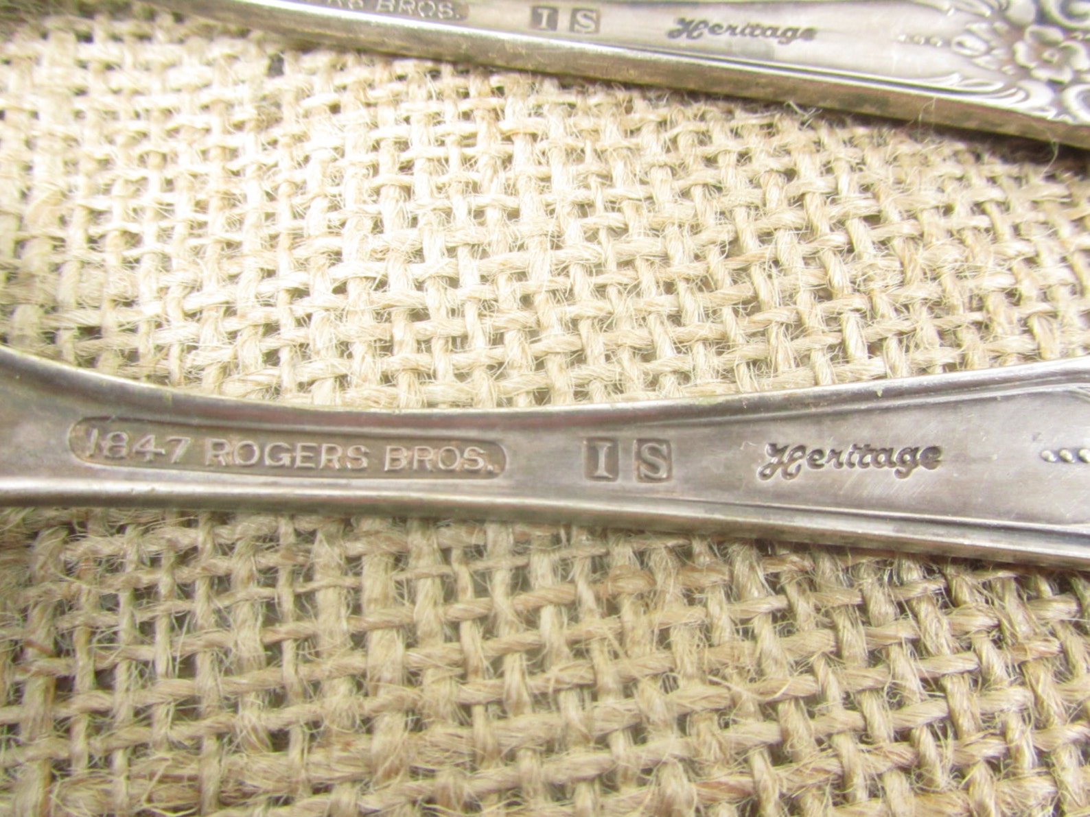 SILVER SPOON & Fork Flatware Kitchen Utensil Serving Fork - Etsy