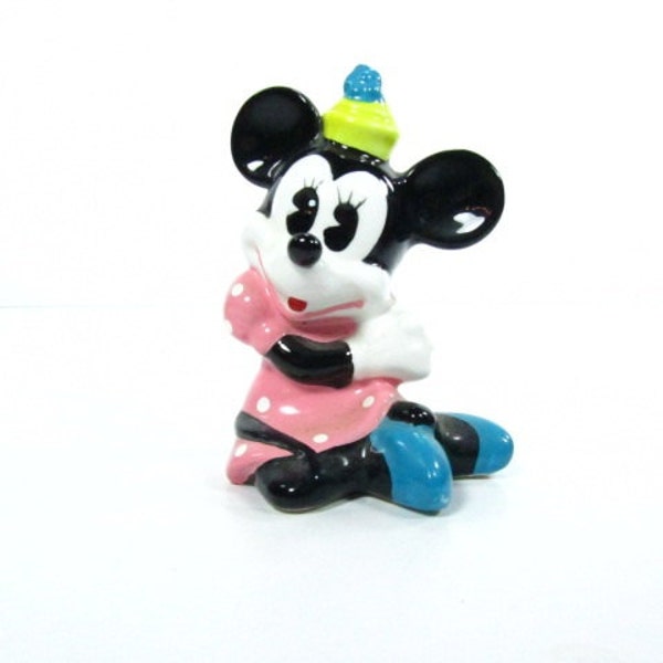 Minnie Mouse Glass Figurine - Etsy