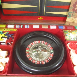 Vintage Game, Game Case, Roulette Game in Case, Chess, Box Game, Board ...