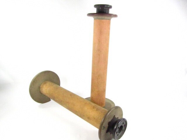 Large wood spool Vintage wood spools candle holder farm | Etsy