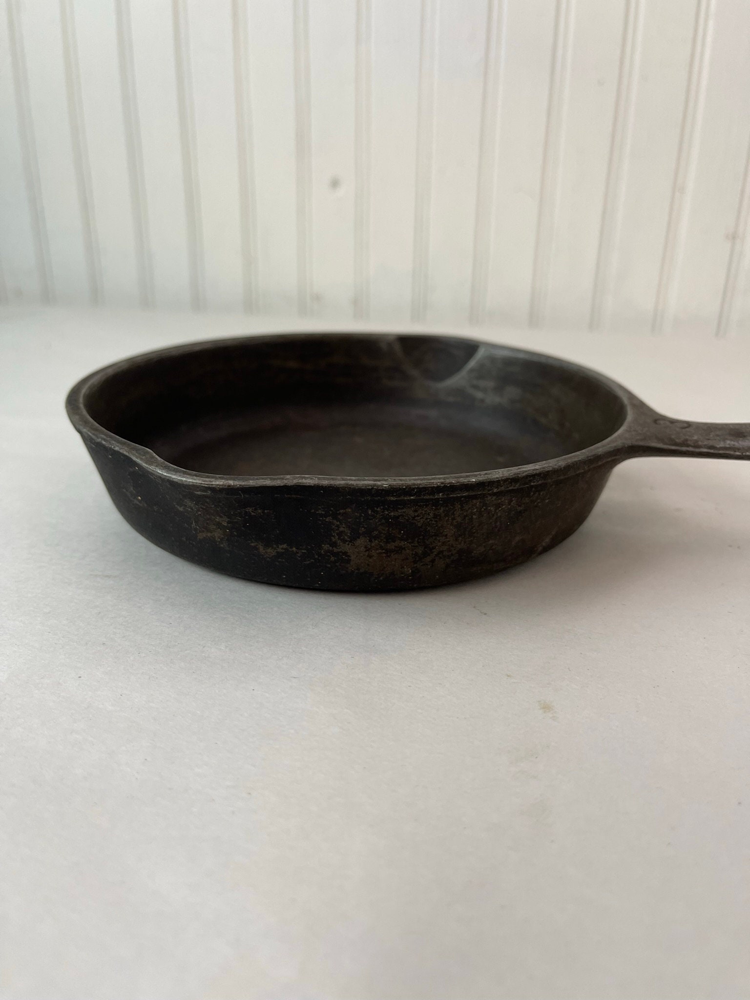 Wagner Ware Sidney 0, 1053J, Cast Iron Pan, Antique Iron Cookware, Iron ...
