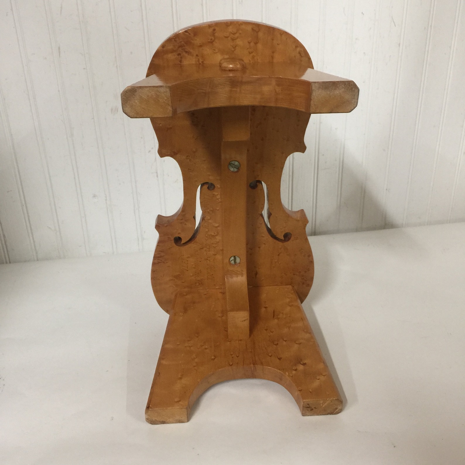 Vintage Violin Stool Foot Stool Fiddle Shaped Stool Music - Etsy