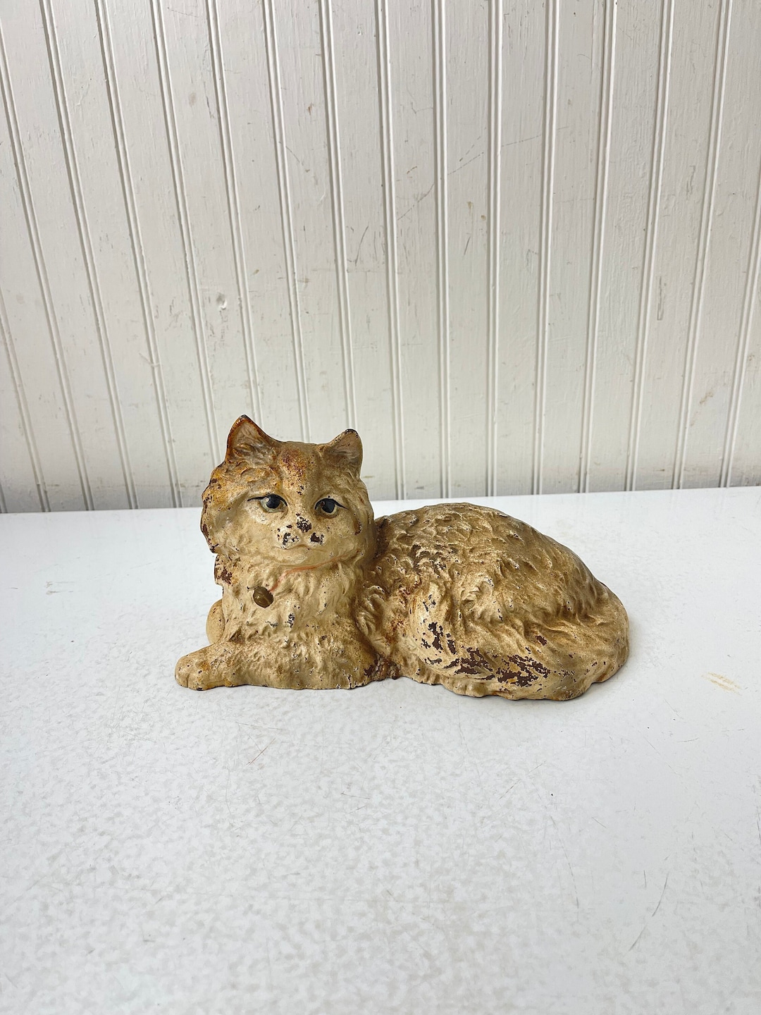 Hubley Cat Door Stop, Cast Iron Cat, Hubley Metal Door Stop,all ...