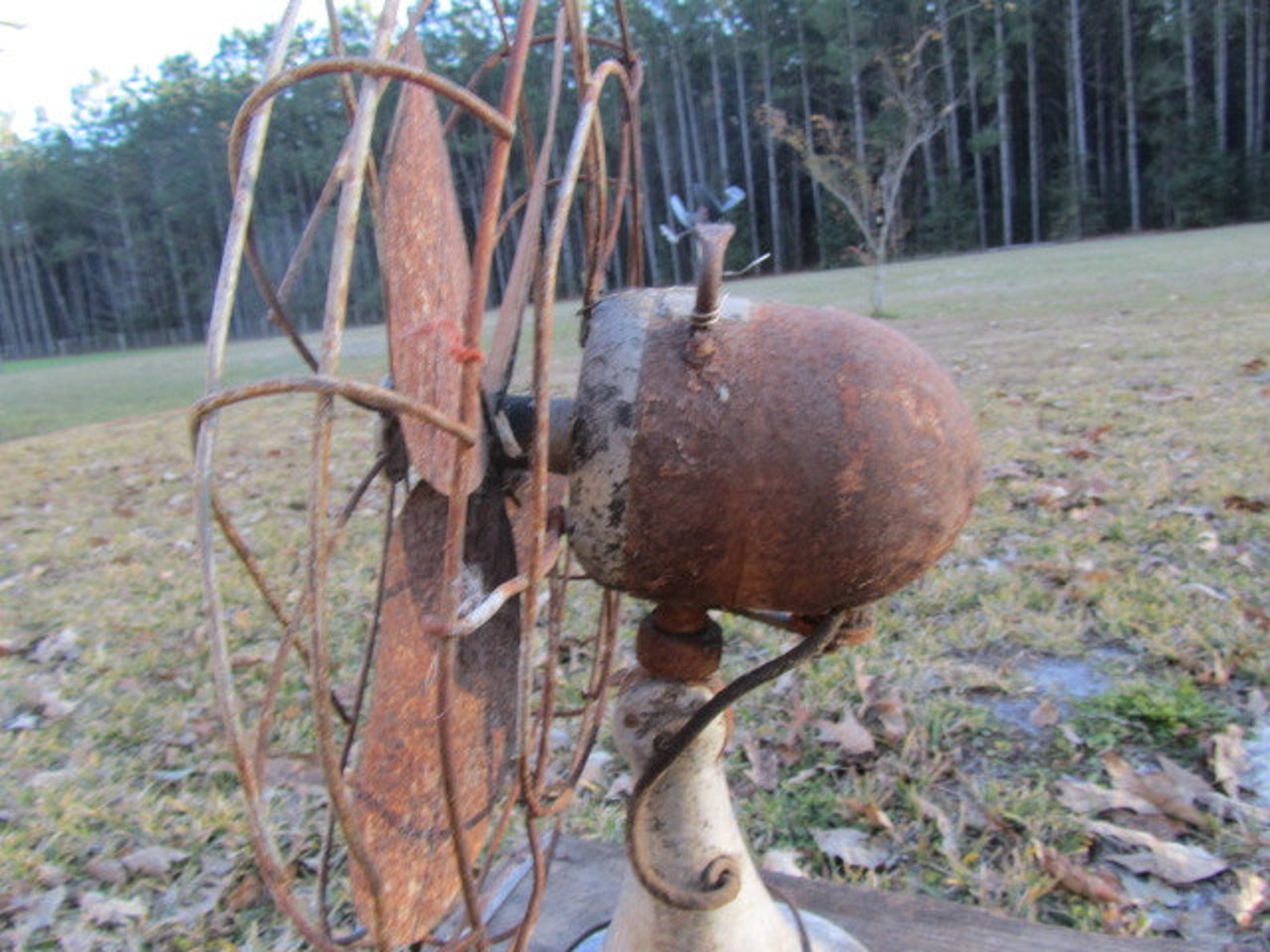 Vintage Metal Fan Rusty Fan Photo Prop Antique Fan | Etsy