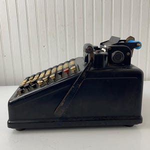 Vintage Adding Machine, Burroughs Adding Machine, Vintage Office Decor ...